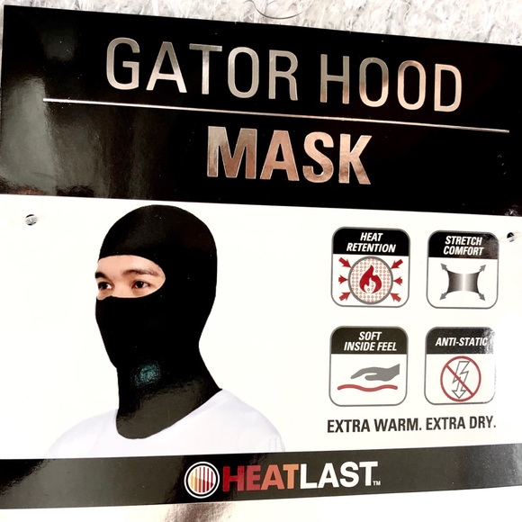 HEATLAST | Accessories | Nwt Gator Hood Mask Protects Your Face Unisex ...